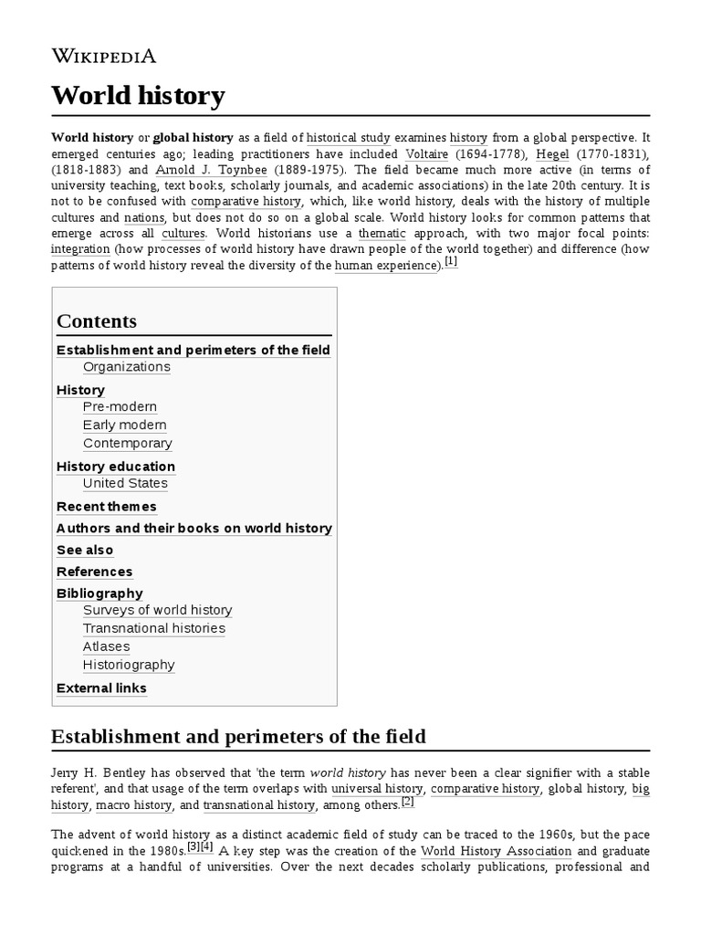 World History | PDF | World History