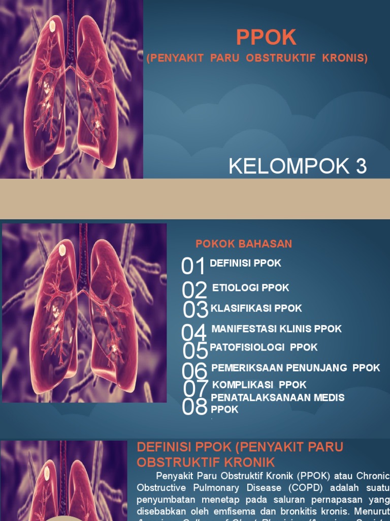 Panduan Lengkap PPOK: Definisi, Etiologi, dan Penatalaksanaan | PDF
