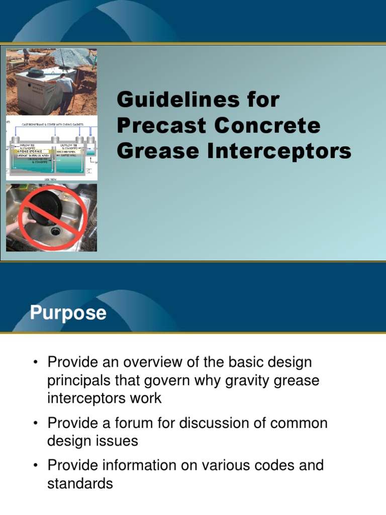 Grease Interceptor Guidelines | PDF | Sanitary Sewer | Viscosity