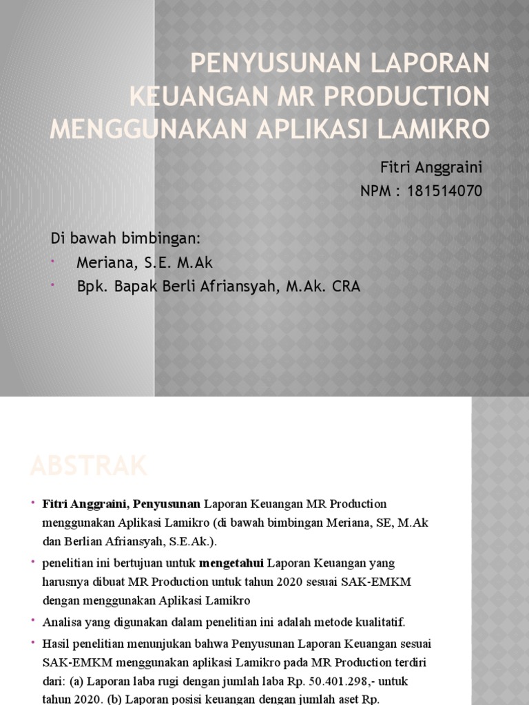 Ta Fitri Anggraini-070 | PDF | Bisnis