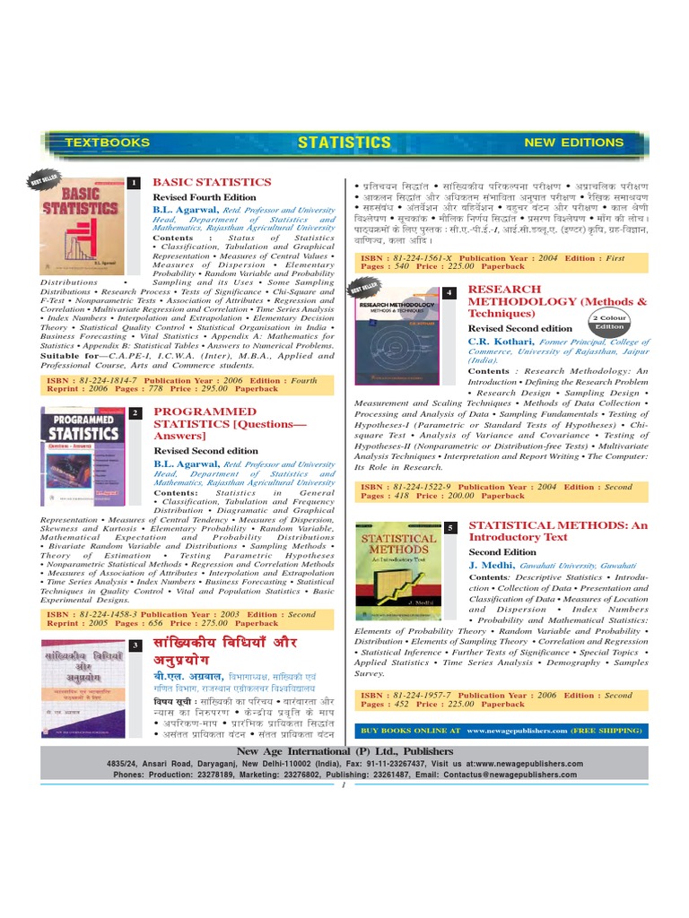 Statistics & Research Textbooks | PDF | Statistics | Regression Analysis
