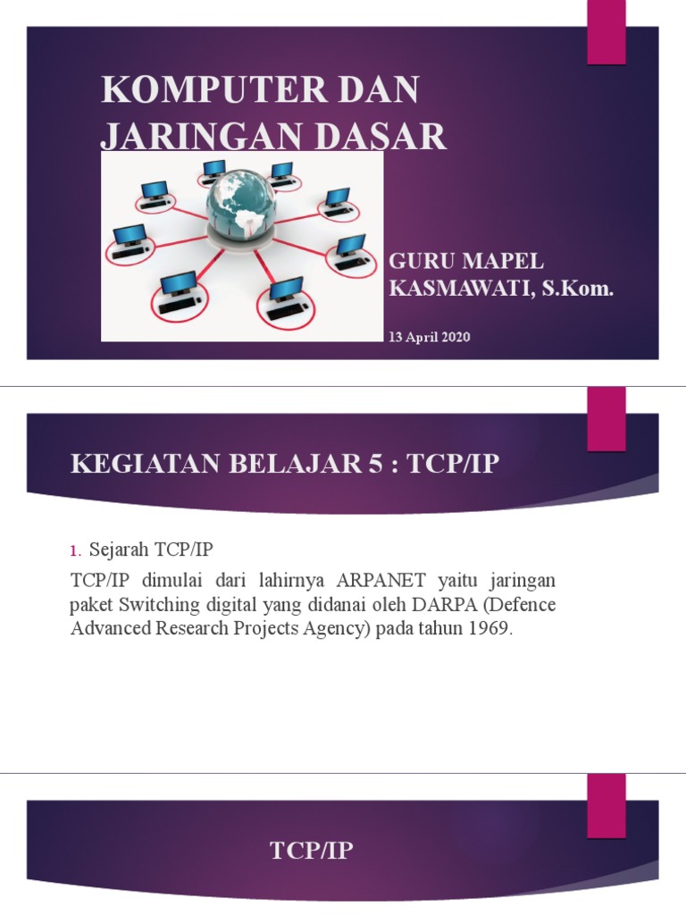 Kegiatan Belajar 5 TCP, Ip 1 | PDF | Game & Aktivitas | Komputer