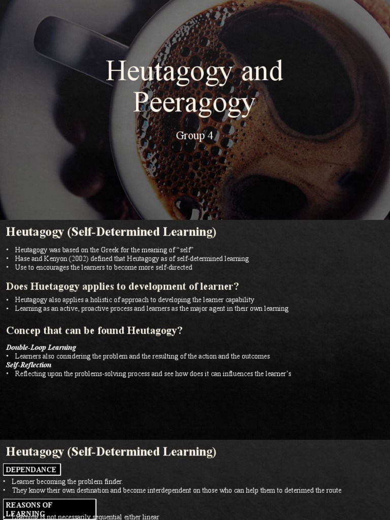 Heutagogy and Peeragogy | PDF | Learning | Motivational