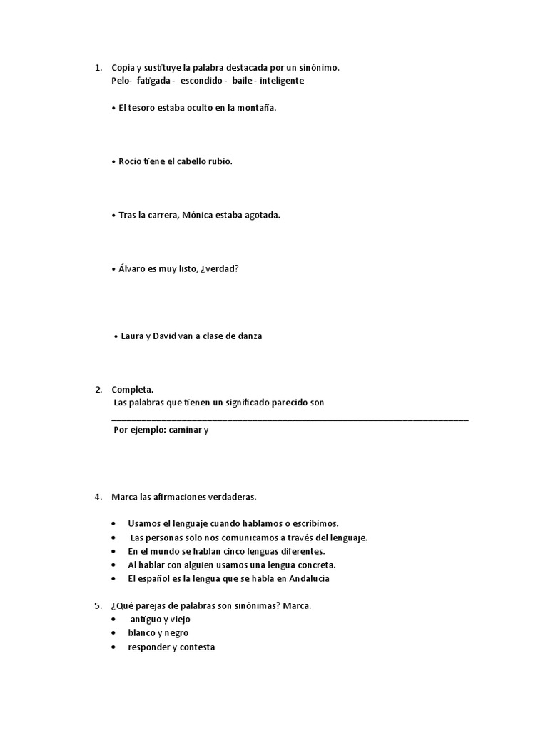 Examen Tema 1 Santillana | PDF