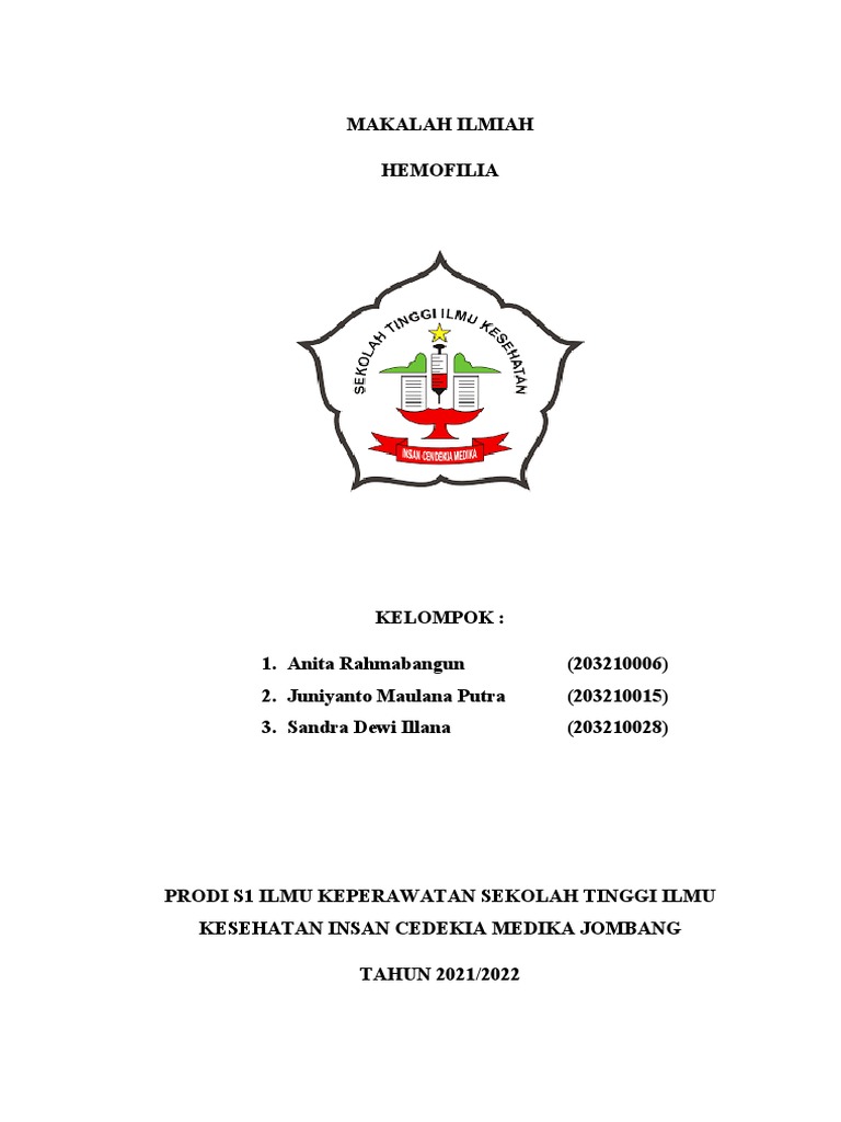 Makalah Ilmiah Hemofilia | PDF | Ilmu Sosial | Sains & Matematika