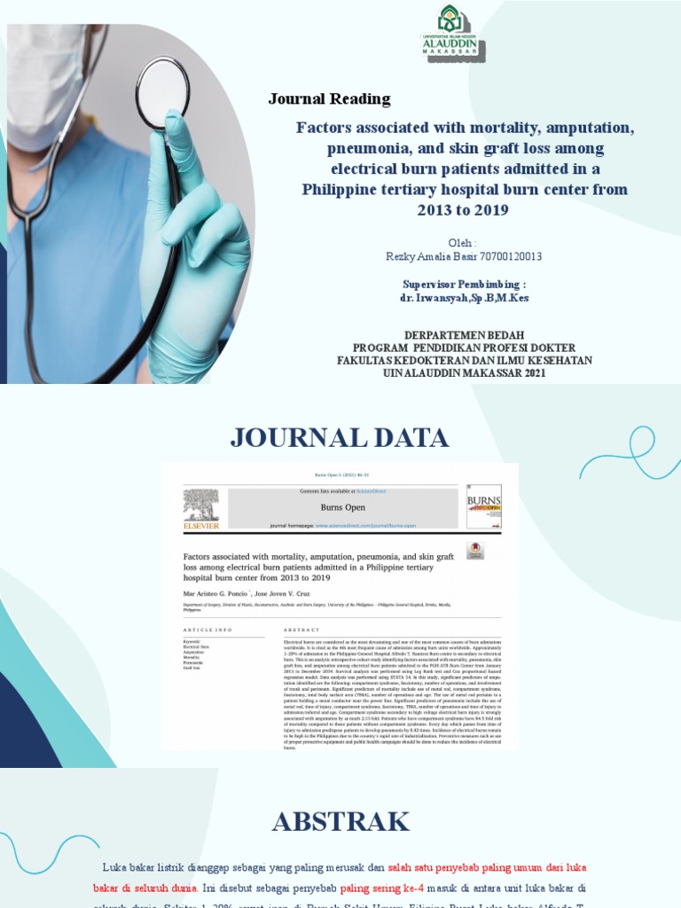 Journal Reading Luka Bakar Listrik-Rezky Amalia Basir 70700120013 | PDF