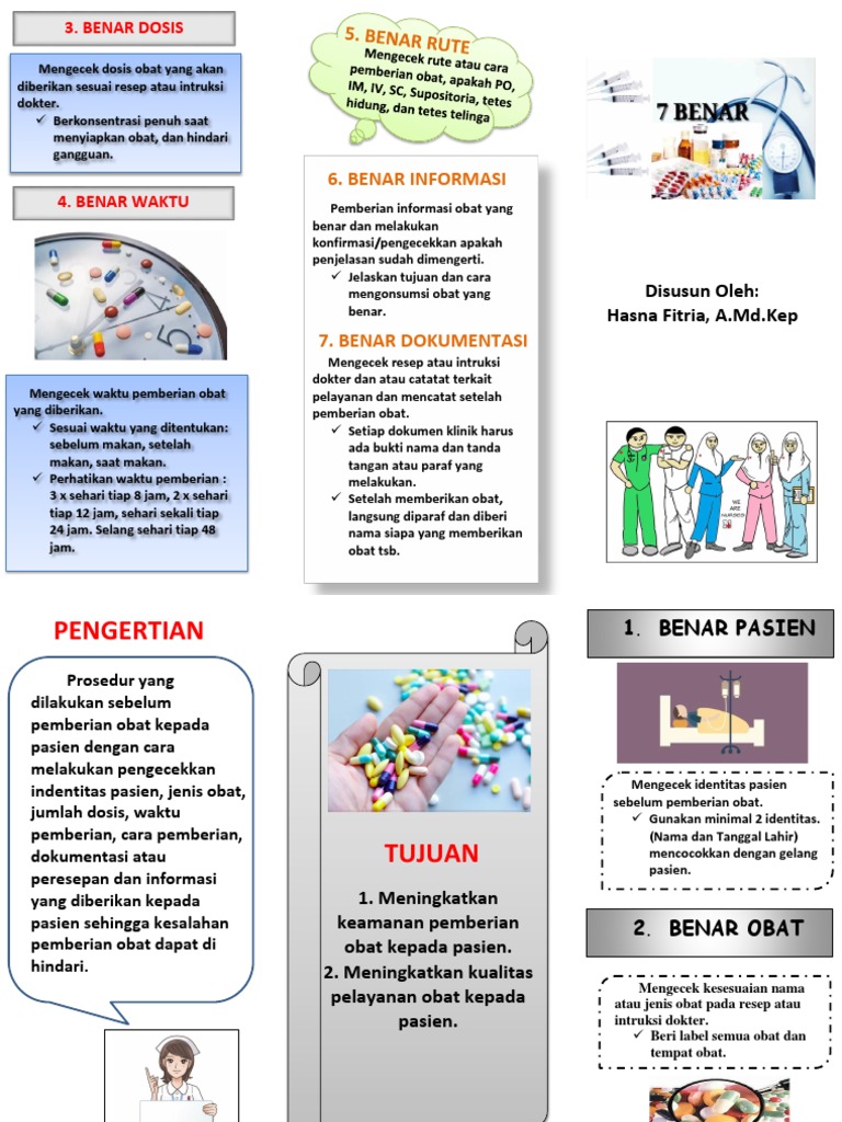 LEAFLET 7 Benar Obat | PDF