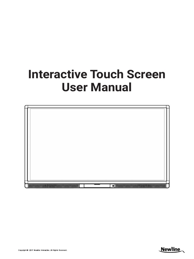 Interactive Touch Screen User Manual | PDF | Hdmi | Screenshot