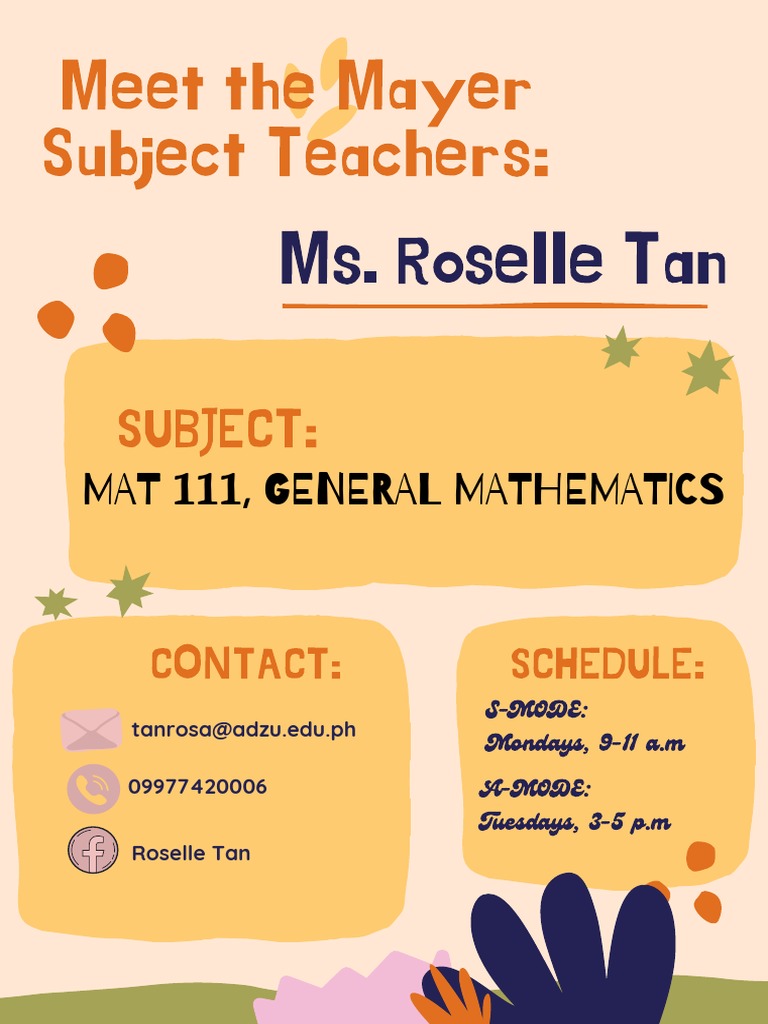 Chalkboard Meet The Teacher Introduction Graphic | PDF