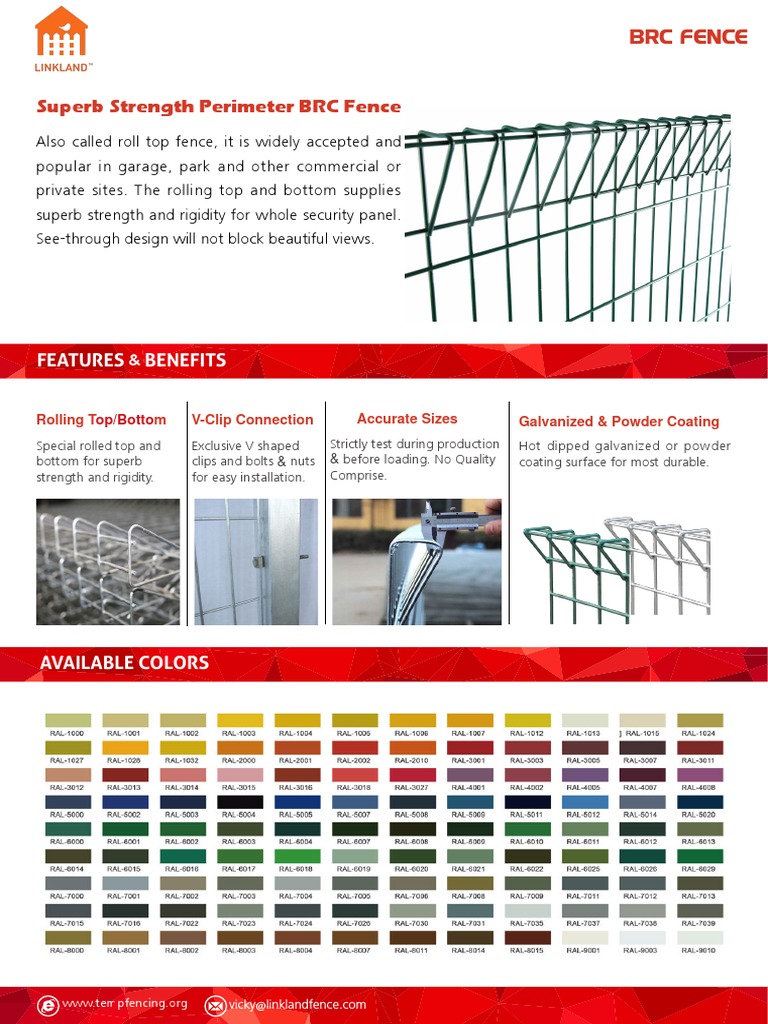 BRC Fence: Durable & Stylish Solutions | PDF | Home & Garden | Computers