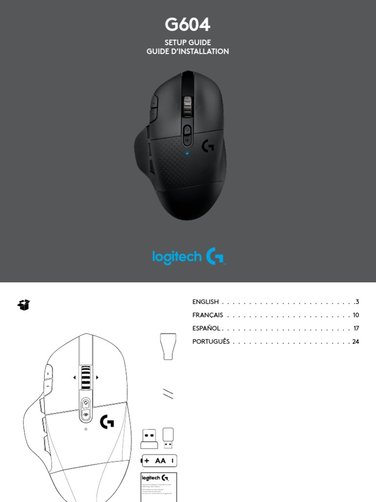 Mouse - G604-Lightspeed - Instalation Guide | PDF | Information Age ...