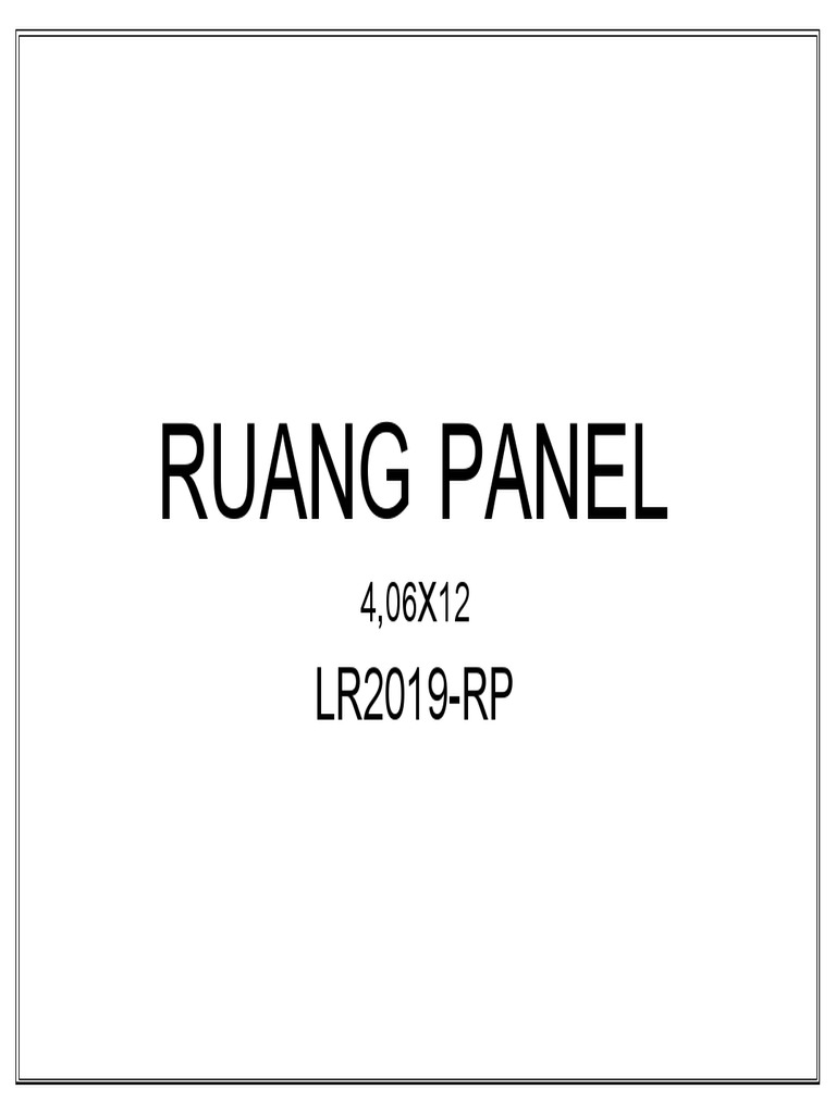 Ruang Panel 20210329 | Download Free PDF | Autodesk