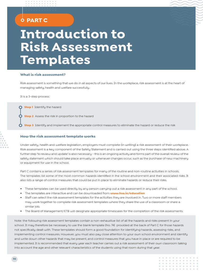 Introduction To Risk Assessment Templates: Part C | PDF | Risk ...
