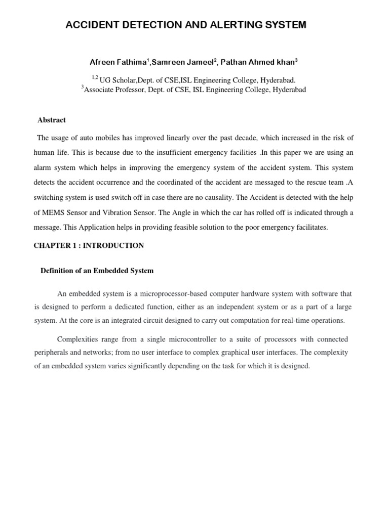 Accident-Detection-And-Alerting-System RUSHI | PDF | Rectifier ...