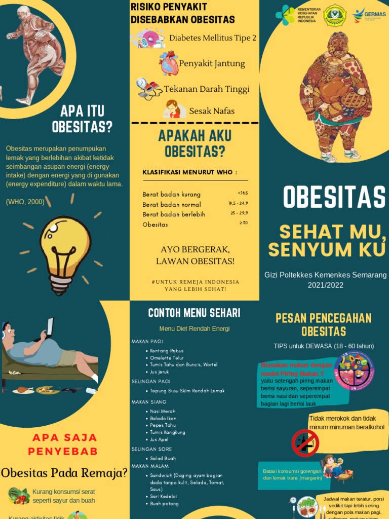 Leaflet Obesitas | PDF