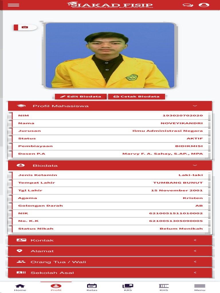 Profil SIAKAD FISIP UPR | PDF