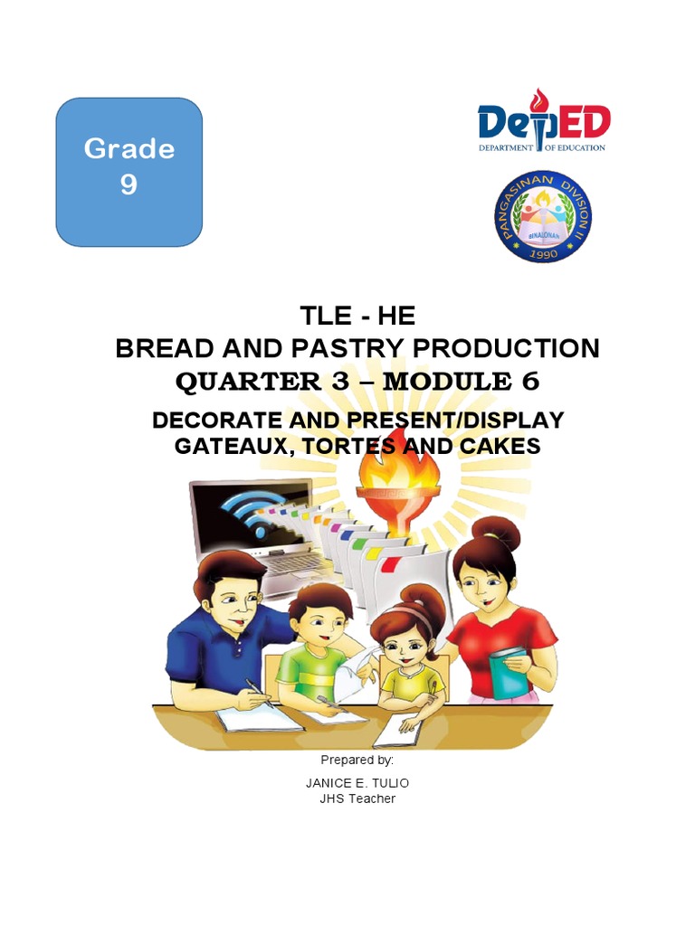 Grade 9: Tle - He Bread and Pastry Production Quarter 3 - Module 6 ...