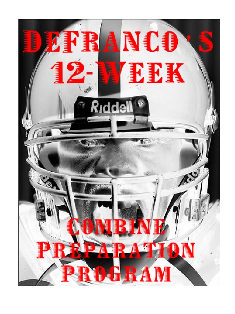 DeFrancos 12-Week Combine Preparation Program | PDF | Recreation ...