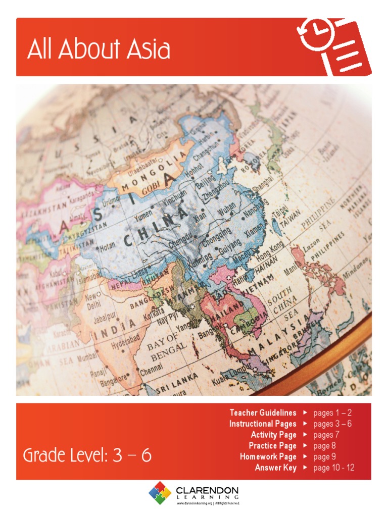 Exploring Asia: A Teacher's Guide | PDF | Asia | Rain