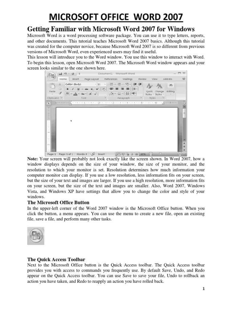 Microsoft Word Tutorials. | PDF | Computer File | Microsoft Word