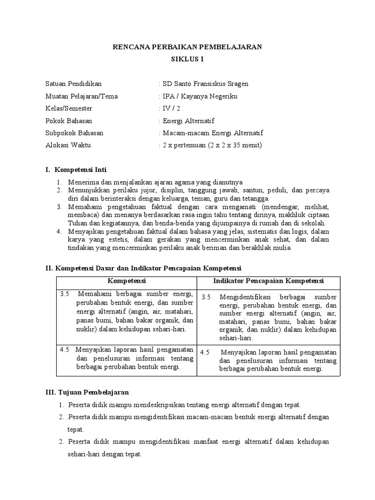 RPP Perbaikan PKP | PDF