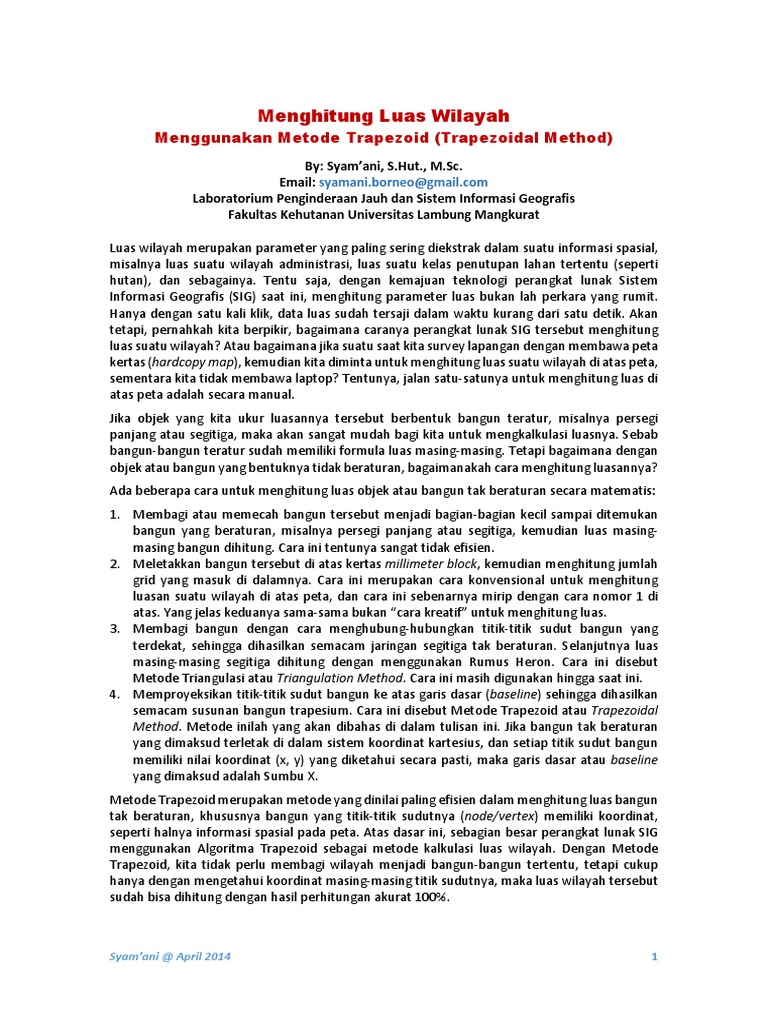 Trapezoidal Method | PDF