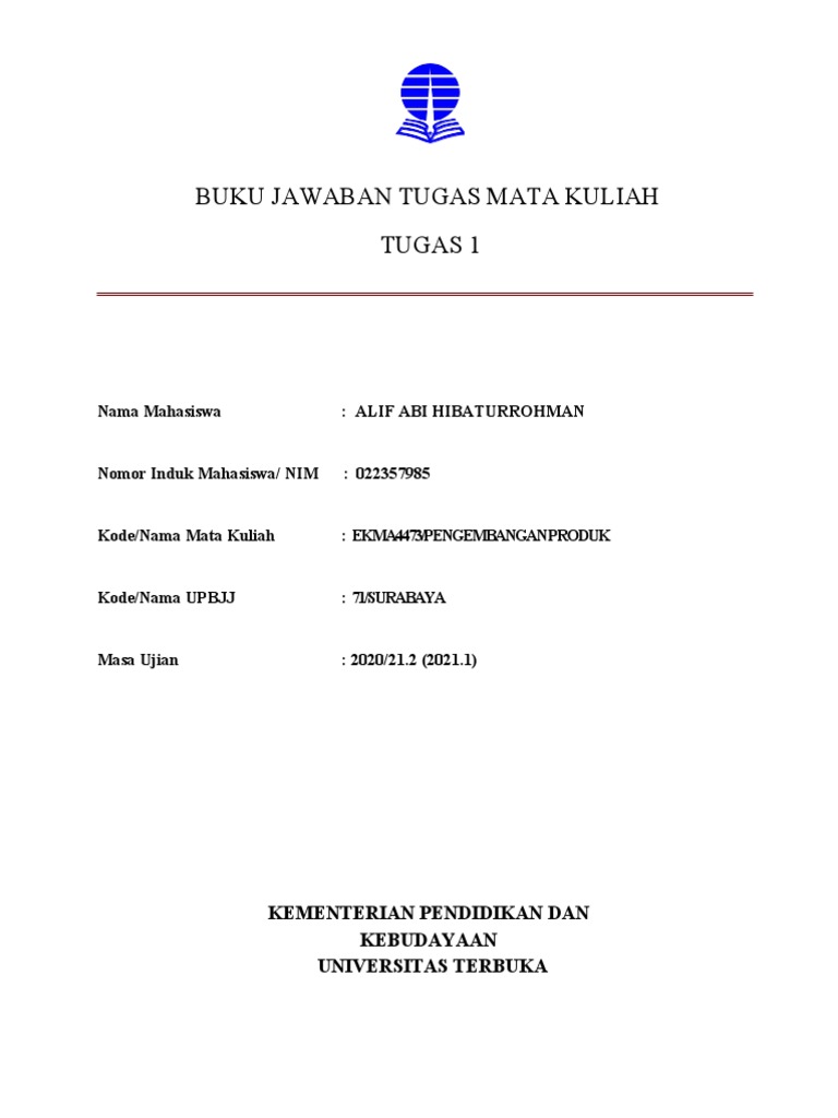 Ekma4473 - Alif Abi Hibaturrohman | PDF