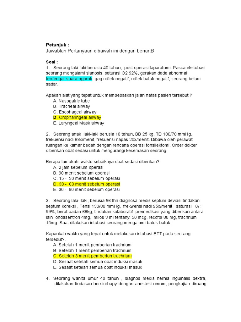 Bismillah Latihan Soal 3 | PDF