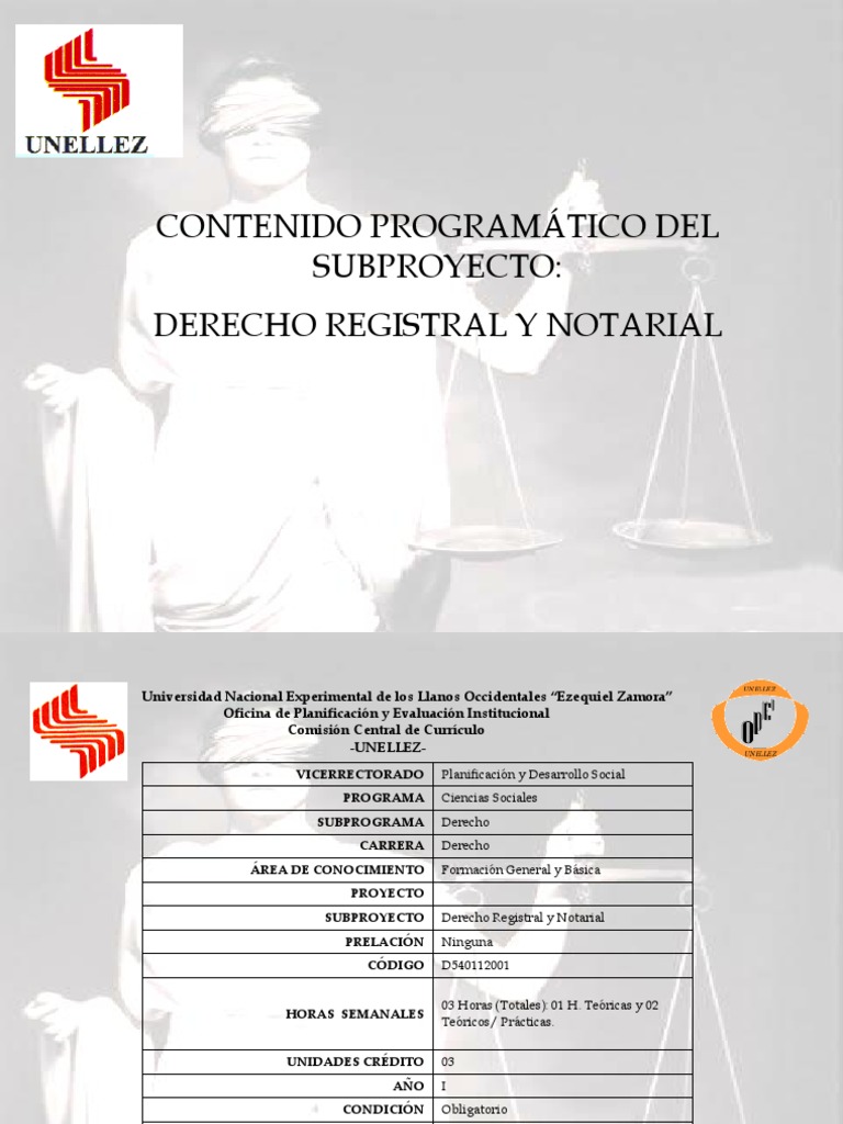 Contenido Derecho Registral | PDF | Justicia | Crimen y violencia
