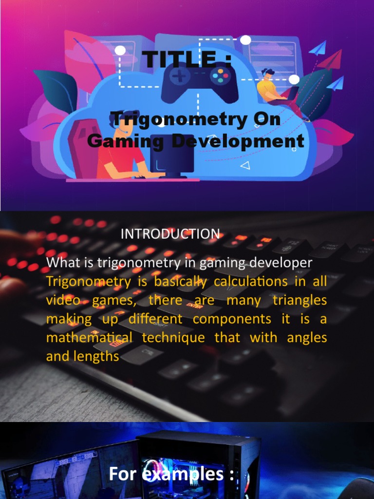 Trigonometry On Gaming Development | PDF