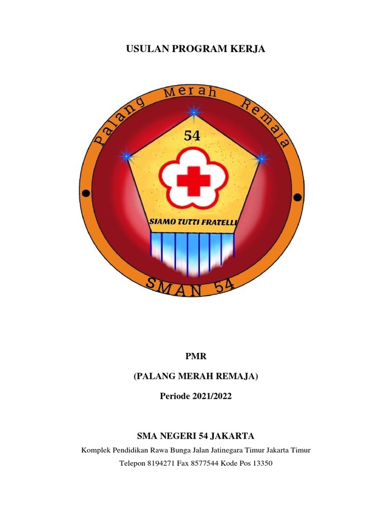 Revisi Usulan Program Kerja PMR 2021 | PDF