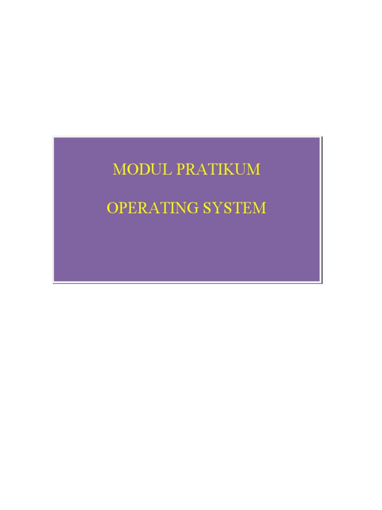 Praktikum Dasar Sistem Operasi Linux | PDF | Komputer