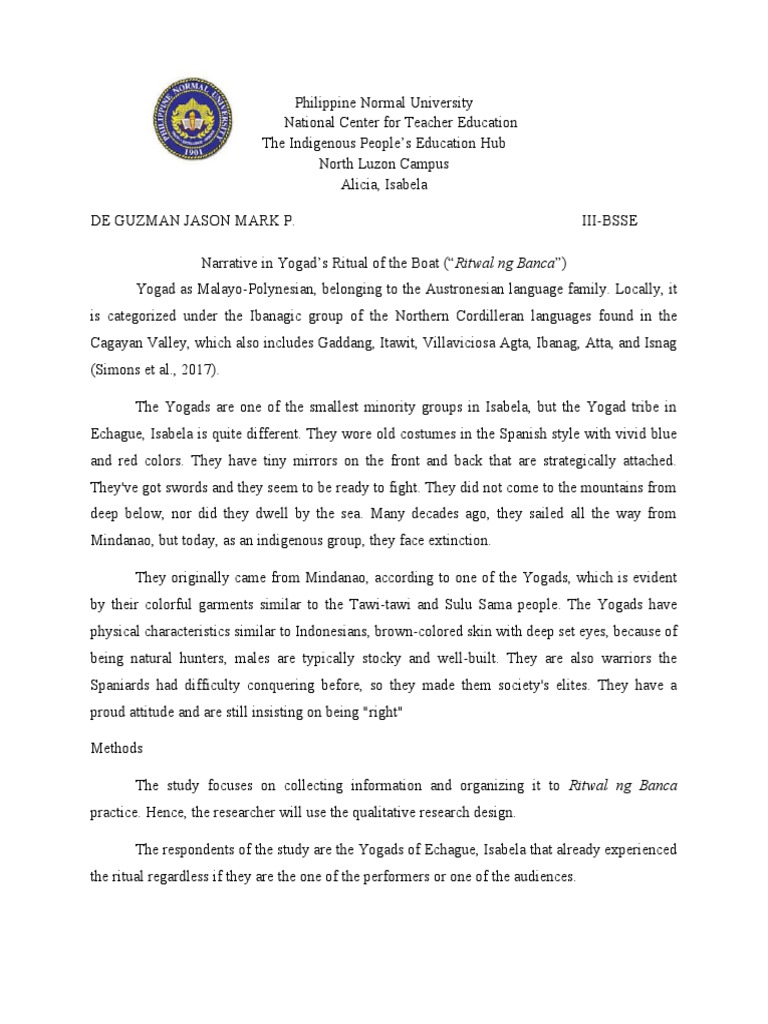 Yogad Rituals: Preserving Heritage | PDF | Faith Healing | Ethnography