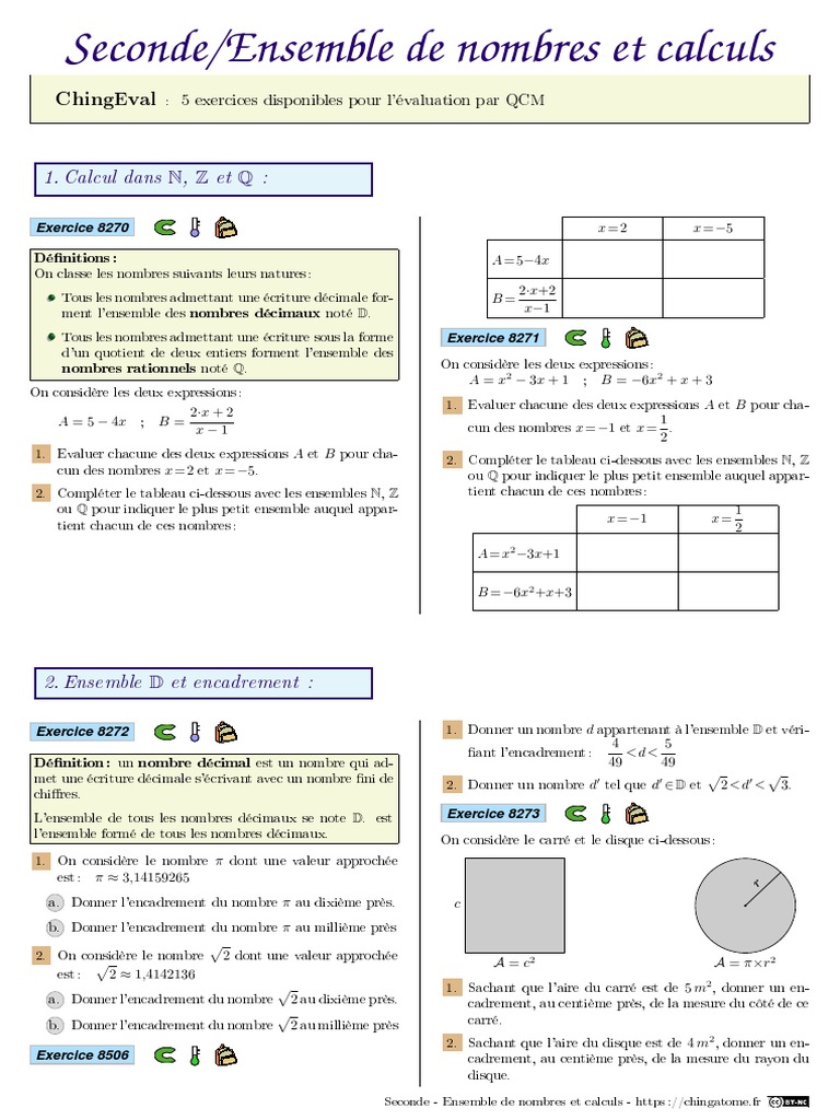 Chingatome-Seconde-Ensemble de Nombres Et Calculs | Download Free PDF ... Chingatome-Seconde-Ensemble de Nombres Et Calculs | Download Free PDF ...
