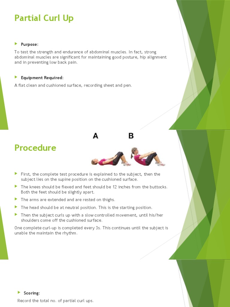 Partial Curl Up PE Presentation | PDF
