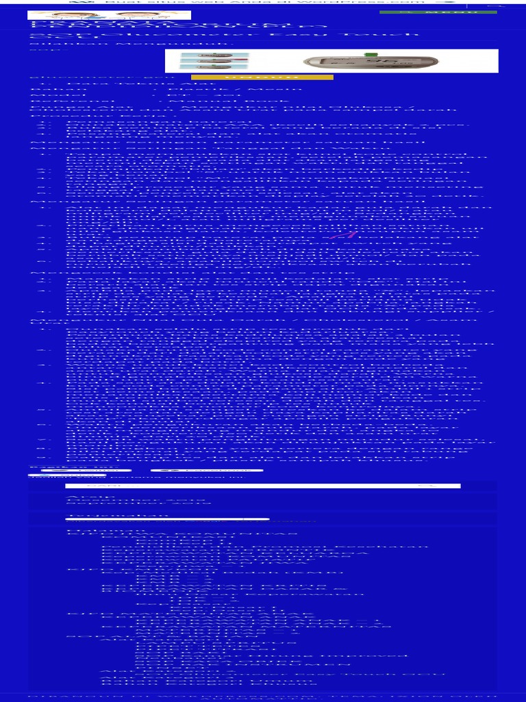 SOP Glucometer Easy Touch GCU - Pranata Laboratorium Pendidikan (PLP) | PDF