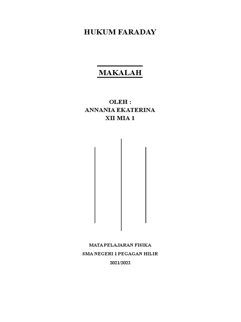 Hukum Faraday | PDF