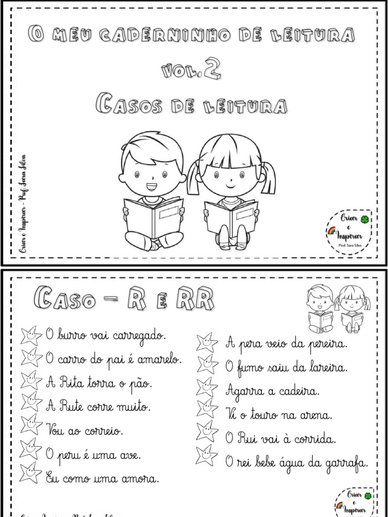 O Meu Caderno de Leitura 2 - Casos de Leitura | PDF