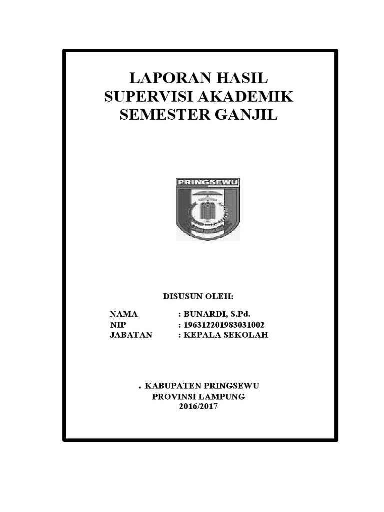 Laporan Hasil Supervisi | PDF
