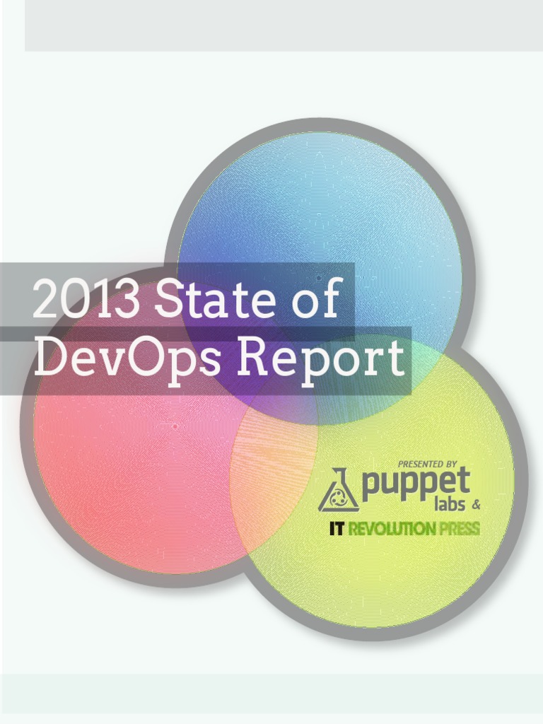 2013 State Of Devops Report Presented By Pdf Agile Software Development Computing