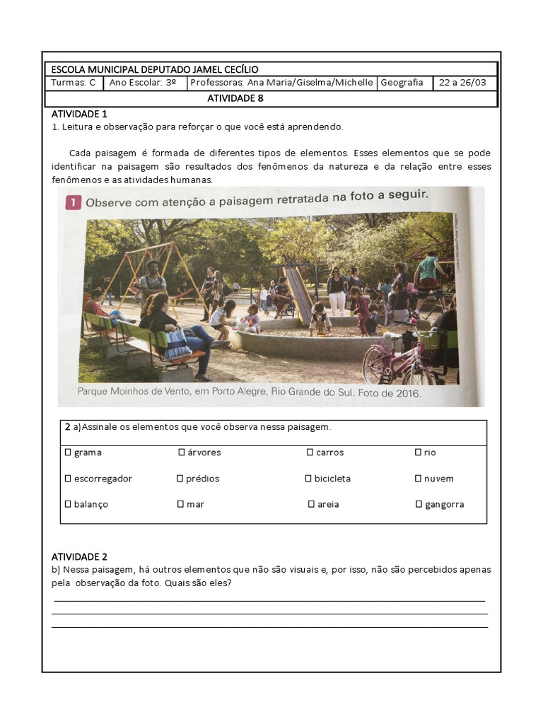 Atividade 08 Geo | PDF