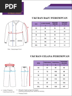 Size Chart Toga Uph | PDF