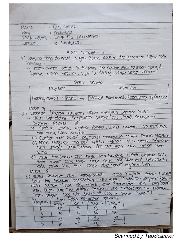 Tugas 3 Riset Operasi | PDF