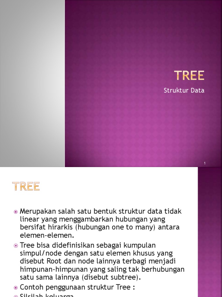 Struktur dan Operasi Binary Tree | PDF | Seni & Disiplin Bahasa | Metode & Bahan Ajar