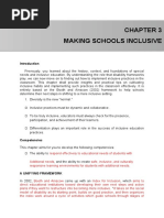 Chapter 3 Making Schools Inclusive | PDF | Differentiated Instruction | Inclusion (Education)