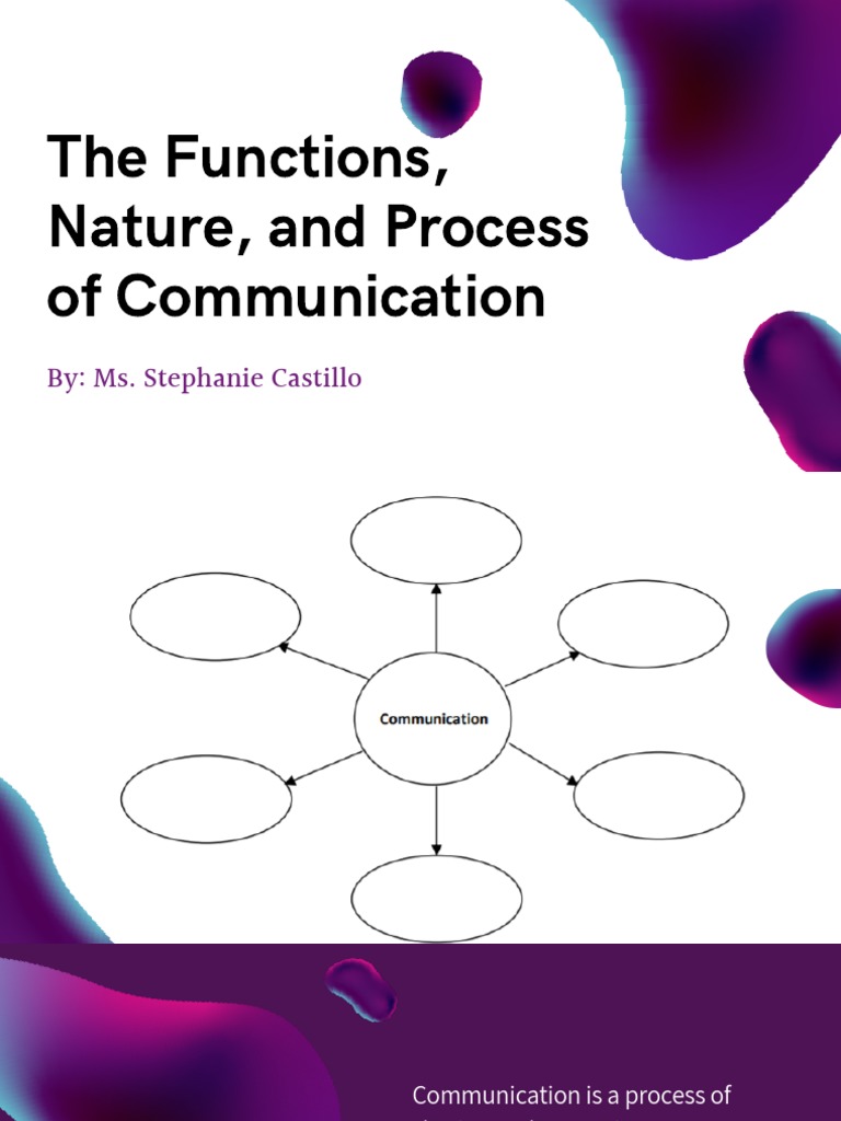 The Functions, Nature, and Process of Communication | PDF ...