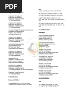 Nasipit Hymn & Caraga March Lyrics | PDF