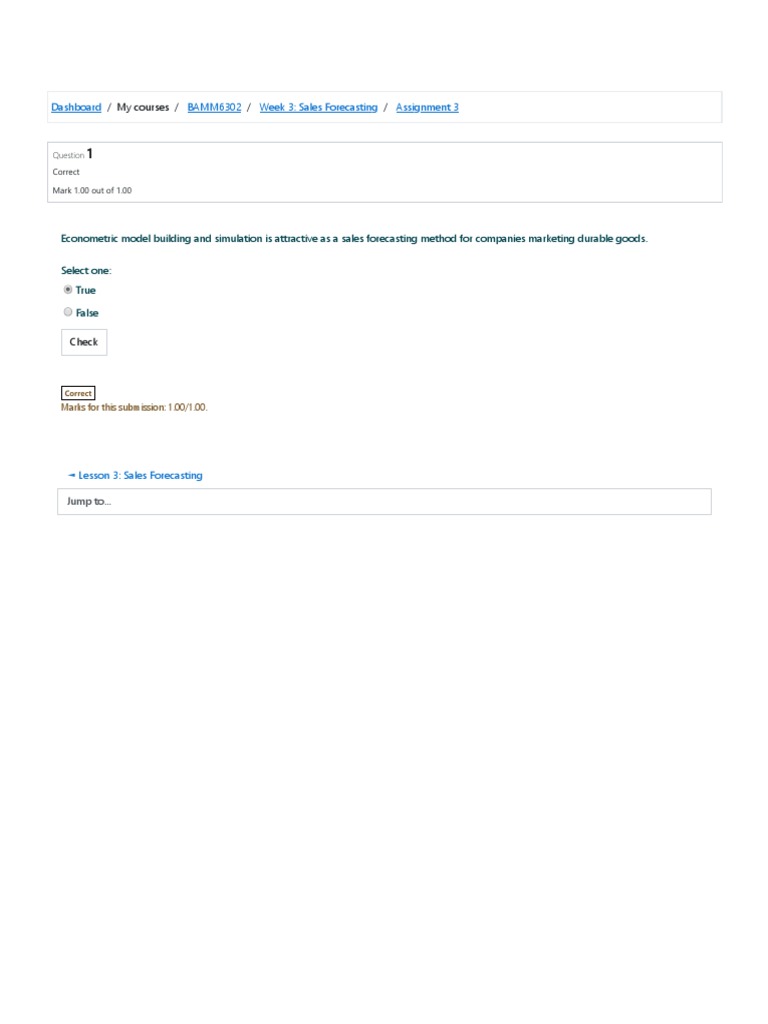 Assignment 3 Pdf Forecasting Moving Average