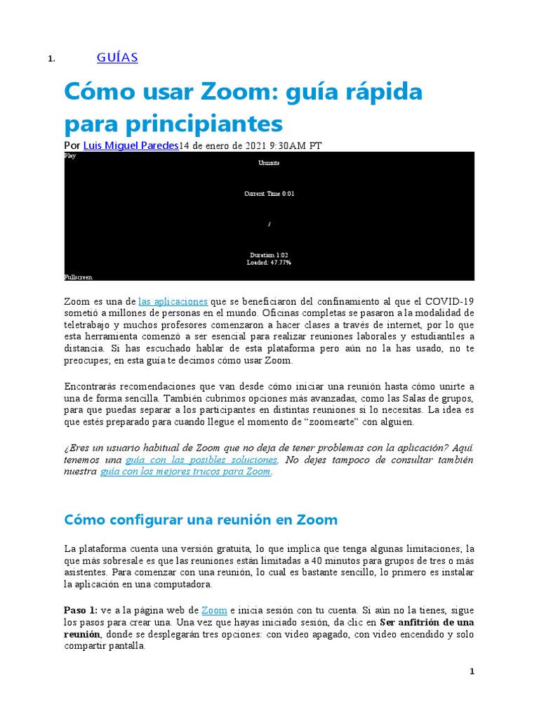Guías Clase Zoom | PDF | Chat en linea | Ventana (informática)