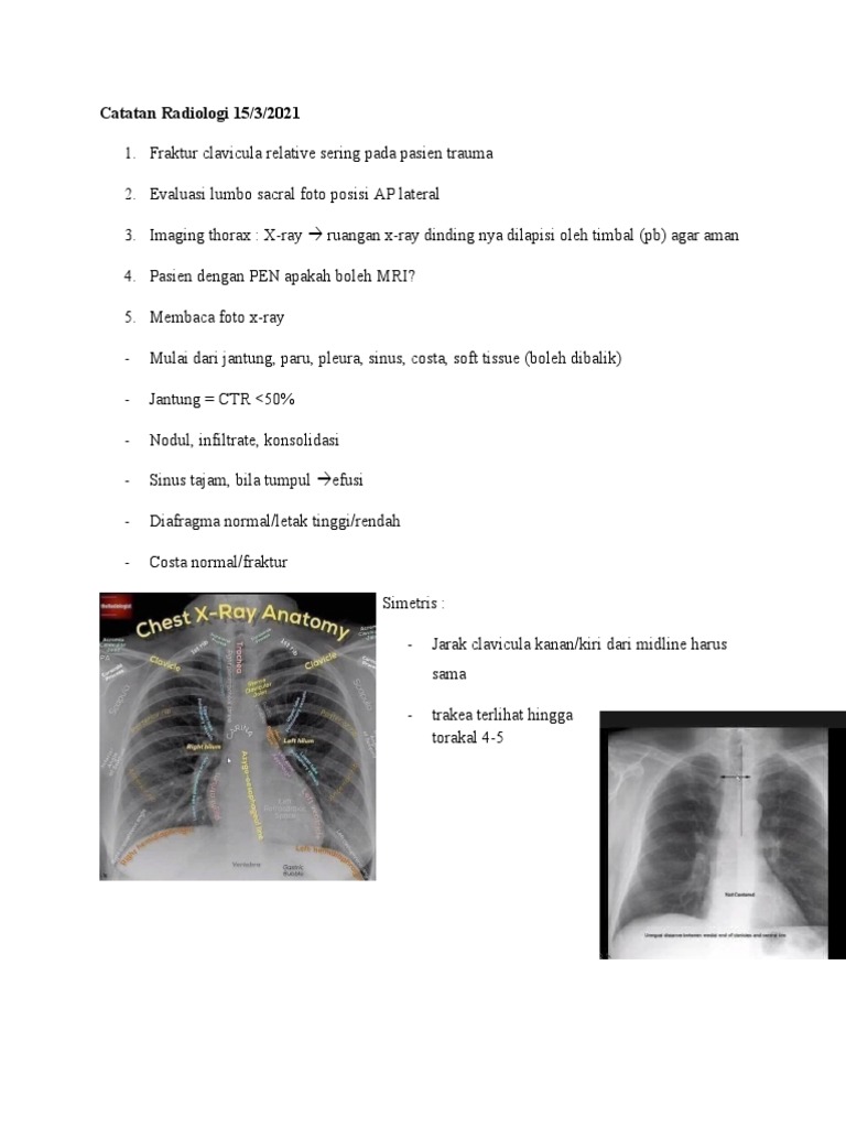 Catatan Radiologi 16 | PDF